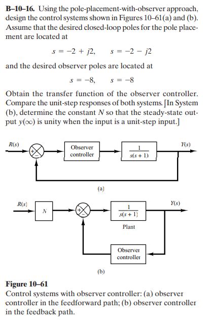 B 10 16 Using The Pole Placement With Observer