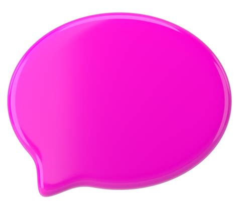 Premium Photo Speech Bubble Chat Bubble 3d Illustration