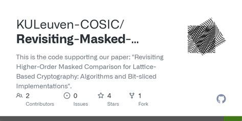 github kuleuven cosic revisiting masked comparison this is the code supporting our paper