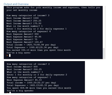 solved budgeter program behavior write a complete java
