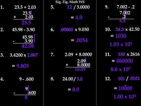Ppt Mr Sweetens New And Improved “sig Fig” Math Rules Powerpoint