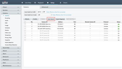 Finding Uniview Ip Cameras With Auto Search Xlr Security