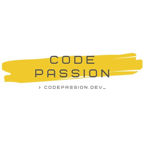 Code Passion Youtube