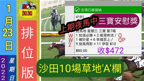 288🐴123🚩星期日🔟場排位🌞沙田草地日賽😊本頻道賽馬貼士祇能作為參考之用👌 Youtube