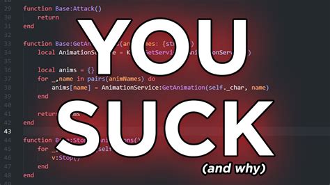 The Number One Reason Why You Suck At Scripting Youtube