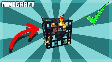 MINECRAFT How To Make A Mob Spawner Creative Only YouTube