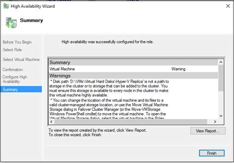Convert From Non Clusterd Hyper V VM To Clustered Virtualization Spiceworks Community