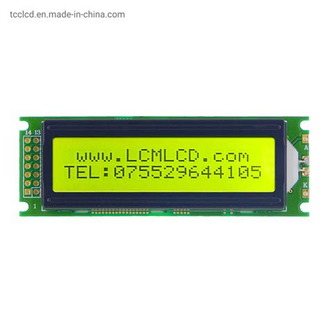 Tcc 1602 Small Lcd Display Screen Monochrome 16x2 Dot Matrix Character Module Small Lcd