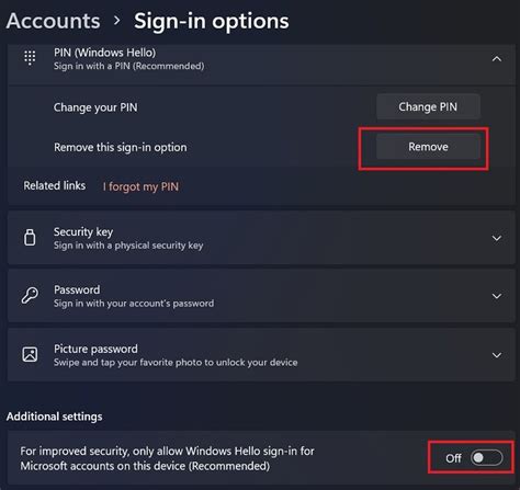How To Remove PIN In Windows Or Windows