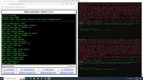 i m using my api credits to make chrome gpt poorly solve a 1979 text based pirate adventure