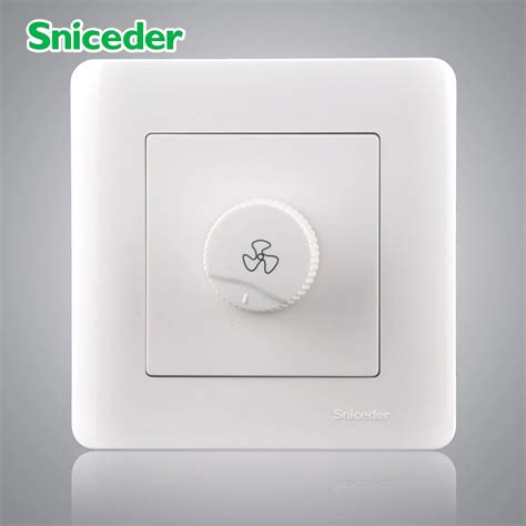 Scinder James White Ceiling Fan V Speed Infinitely Variable Speed Fan Switch Fan Speed