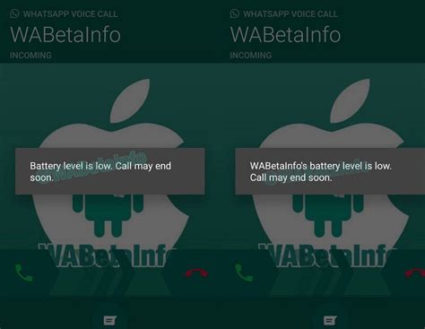 Whatsapp May Soon Notify Users Of Low Battery Level During Calls