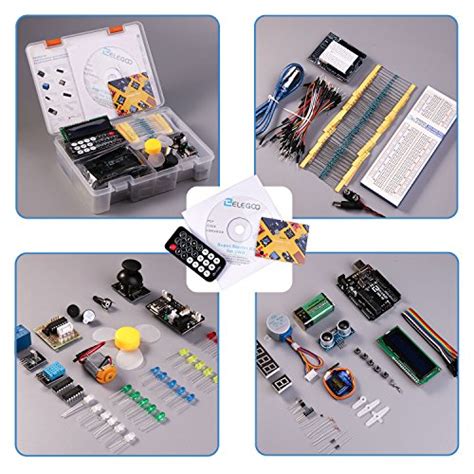 Elegoo Conjunto Medio De Iniciación Compatible Con Arduino Ide Con Tutorial En Español Relé De