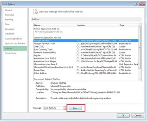 Installing Analysis Toolpak In Excel For Mac And Windows