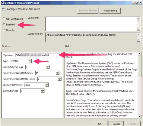 Setting A Right Time Synchronisation In A Microsoft Windows Domain