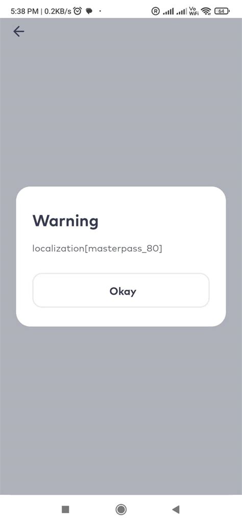 Çözüldü Localization Masterpass80 Warning Message İn İstanbulkart App Şikayetvar