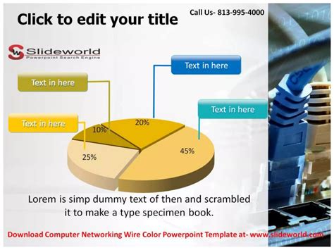 Computer Networking Wire Color Powerpoint Templates Ppt