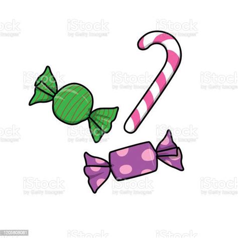 아이 색칠 활동 워크 시트 통합 문서를 색칠 흰색 배경에 고립 된 사탕의 벡터 그림 개념에 대한 스톡 벡터 아트 및 기타 이미지 개념 개체 그룹 건강에 좋지 않은