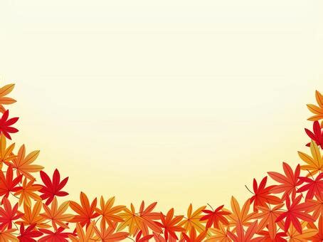 免費矢量 壁紙 紅葉 03背景有