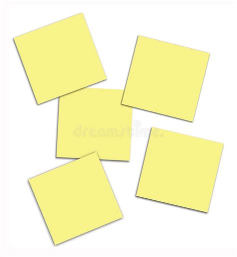 Vector Post It Notes Stock Vector Illustration Of Lists 4430532