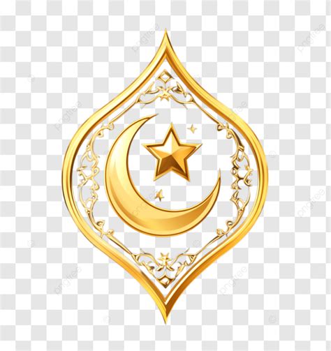 황금 초승달과 별 장식 디자인 금 초승달 별 장식 이슬람 디자인 Png 일러스트 및 이미지 에 대한 무료 다운로드 Pngtree