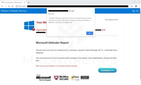 How To Remove Your Windows Is Infected With Virus Pop Up Scam