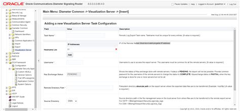 configuring the visualization server for vulnerable message logging