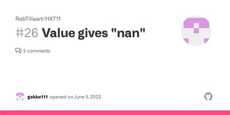 Value Gives Nan · Issue 26 · Robtillaarthx711 · Github
