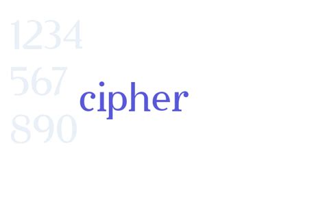 Cipher Font Free Download Now