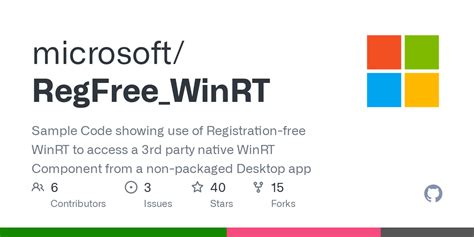 Github Microsoft Regfree Winrt Sample Code Showing Use Of Registration Free Winrt To Access A