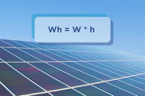 Watts To Watt Hours W To Wh Conversion Calculator Calculate Solar