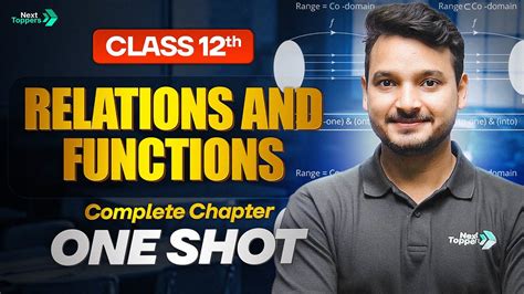 Relation And Function Class 12 One Shot 12th Grade Maths Chapter 1 Revision Cbse 2025 26