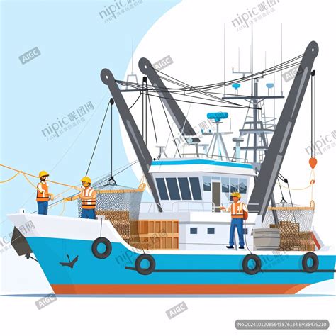 Ai创作图渔民渔船渔家轮船 捕捞插画 捕鱼渔船捕捞 渔业捕捞捕鱼工具 渔船包装插画 渔民渔业水产 渔业渔业捕捞 渔民渔船渔家 渔业卡通形象 渔业航海业公司 渔业素材 渔船渔民渔夫 渔船拉网捕鱼