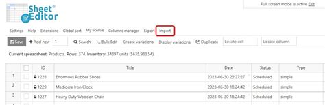 How To Bulk Edit Woocommerce Product Status