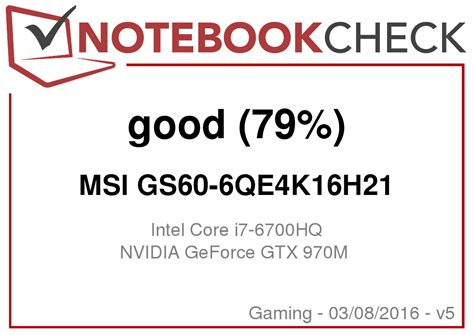 Msi Gs60 6qe Ghost Pro Notebook Review Reviews