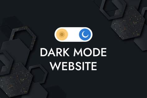 how to implement dark mode on your website