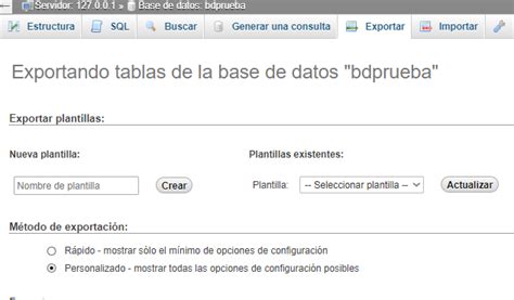Exportar Script De Bd En Mysql Con Phpmyadmin Sistek Peru