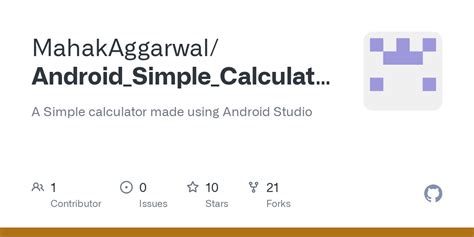 GitHub MahakAggarwal Android Simple Calculator A Simple Calculator Made Using Android Studio
