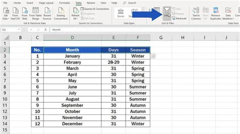 How To Create Filter In Excel