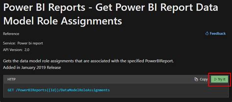 How To Get Power Bi Report Data Model Role Assignments Using Powerbi Rest Api Within Azure Data