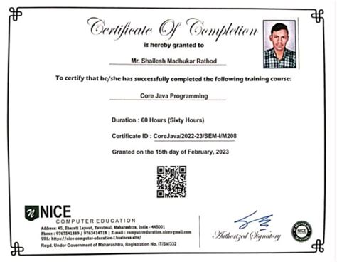 Shailesh Rathod On Linkedin Certificationaccomplished Javaprogramming Achievement Gratitude