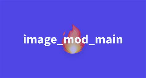 Imagemodmain A Hugging Face Space By Gradio