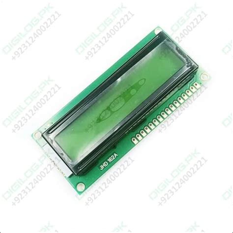 Original Jhd Green 1602 Lcd 16x2 Character Lcd Display For Arduino White Text On Green