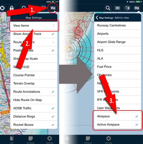 Airspace Overlay Avplan Efb Electronic Flight Bag