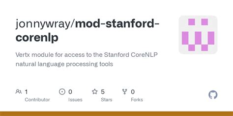 Github Jonnywraymod Stanford Corenlp Vertx Module For Access To The Stanford Corenlp Natural