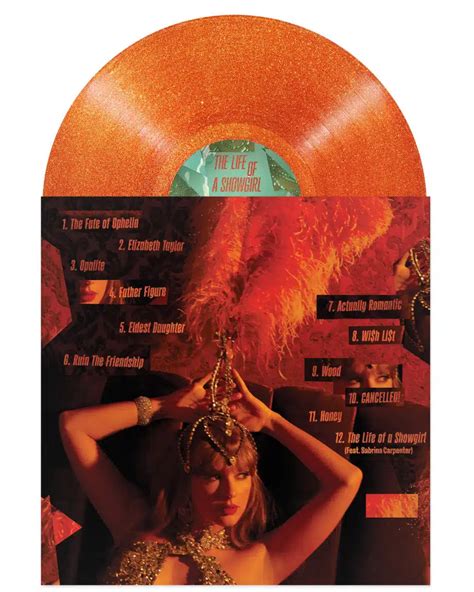 Taylor Swift The Life Of A Showgirl Lp Couloured Vinyl The