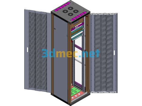 Digital Patch Panel High Frequency Patch Panel 3d Model Solidworks