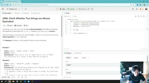 Yuki Kitayama On Linkedin Leetcode 2068 Check Whether Two Strings Are