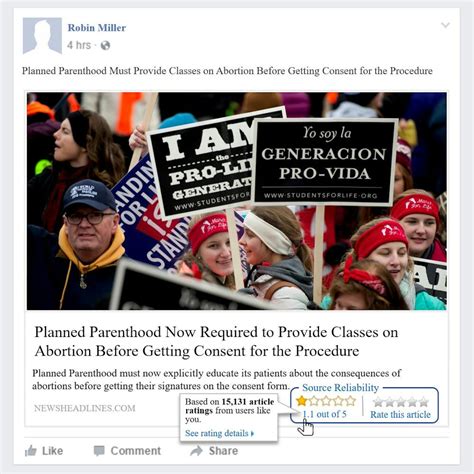 Adding Ratings On Source Reliability Helps Limit Spread Of Misinformation