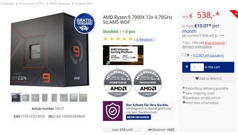 Amd Ryzen Desktop Cpus Get Significant Price Drop In Europe Ryzen
